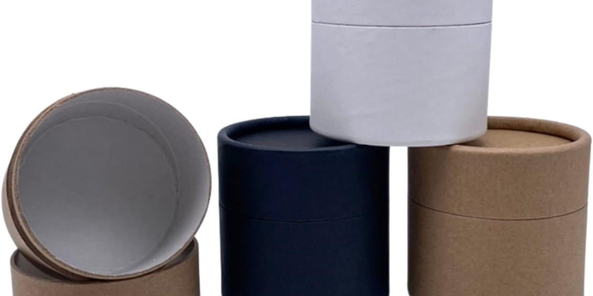Eco-Friendly 4 oz Kraft Paper Jars | Plastic-Free Packaging — EarthShopp