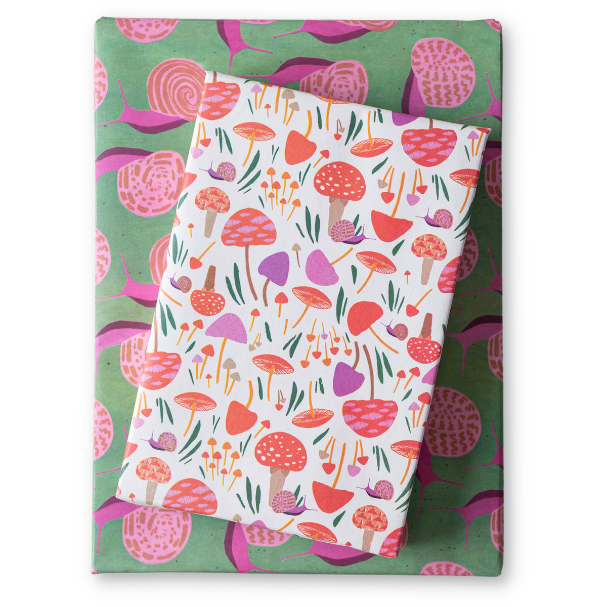 Mushrooms/Snails • Double-Sided Eco Wrapping Paper (Everyday Edition ...