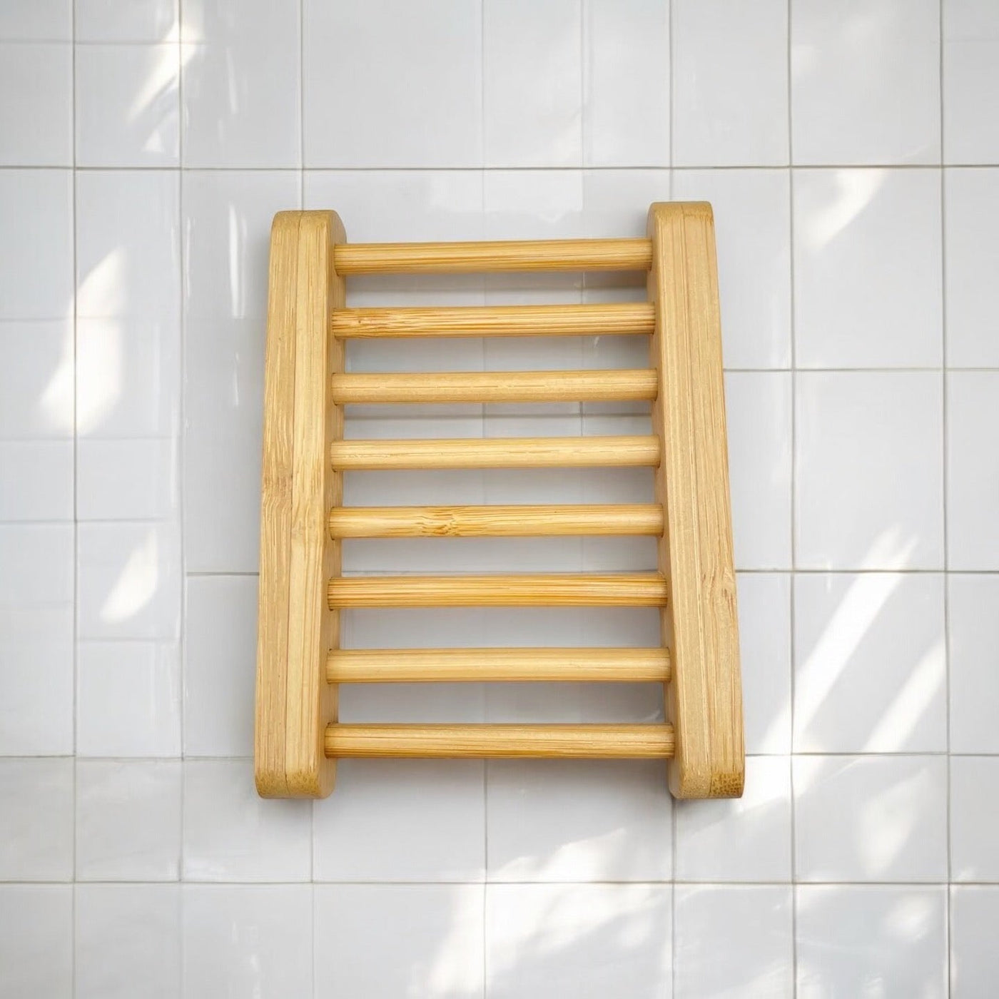 Bamboo Soap Lift – Ladder Design for Dry & Long-Lasting Bar Soaps ...
