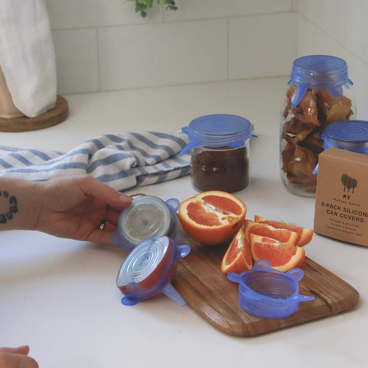 Silicone Can Covers 6 - Pack — EarthShopp